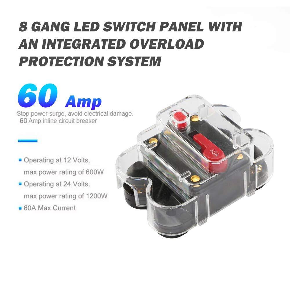 8 Circuit 60 Amp Panel